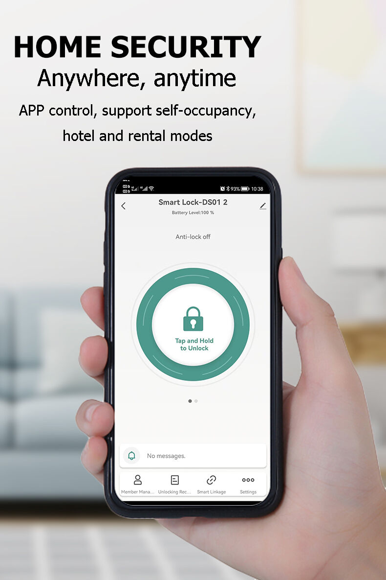 Fully Automatic Deadbolt Door Lock With Tuya Smart Or Tt Lock App For ...