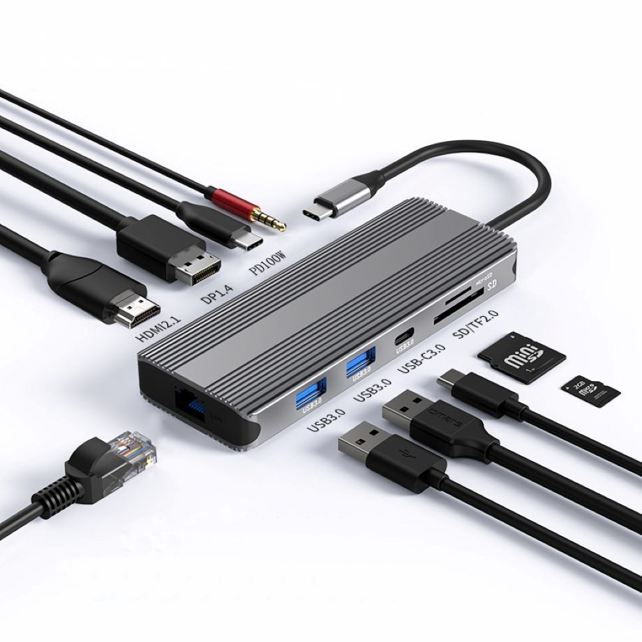 Buy Wholesale China Hot Selling 8k Usb 3.0 Tpye-c 10-in-1 Docking ...