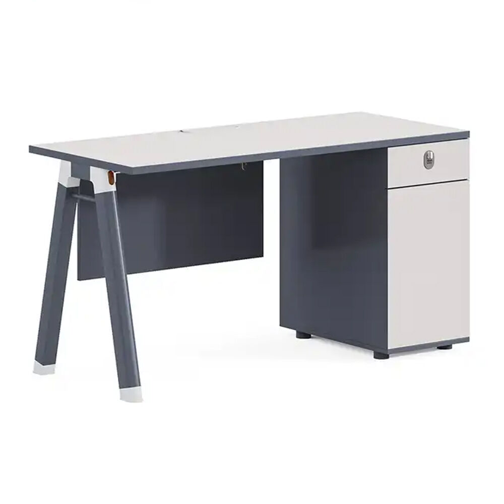 Single Modular Office Furniture Computer Desk Cubicle Wooden Staff ...