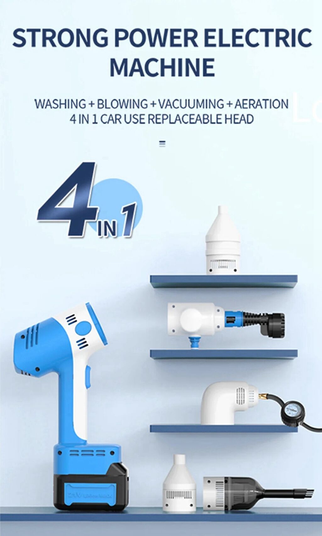 Buy Wholesale China Portable Lithium Battery 4 In 1 Electric High ...