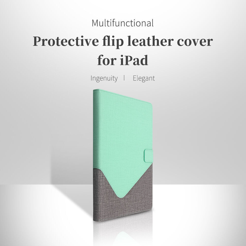 Multifunctional Protective Flip Green Leather Cover For Ipad - China ...
