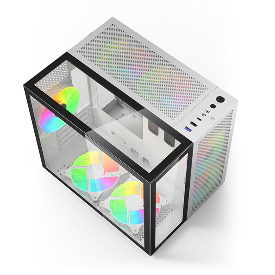 Buy Wholesale China Soeyi Popular Cool Design Rgb Glass Casing Shell ...