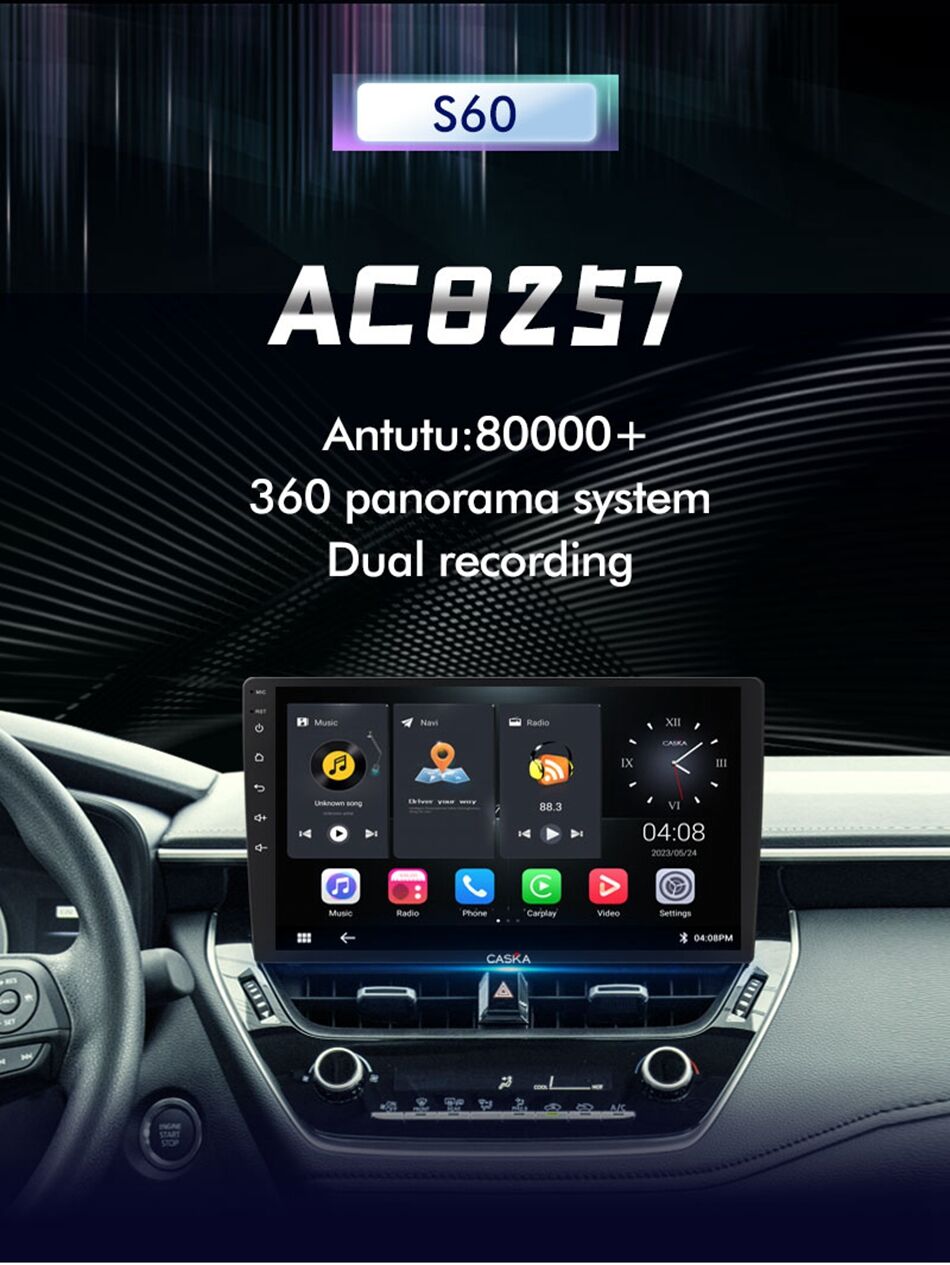 Compre Android 12 4g Ac8257 7 9 10 Pulgadas De Coches Android ...