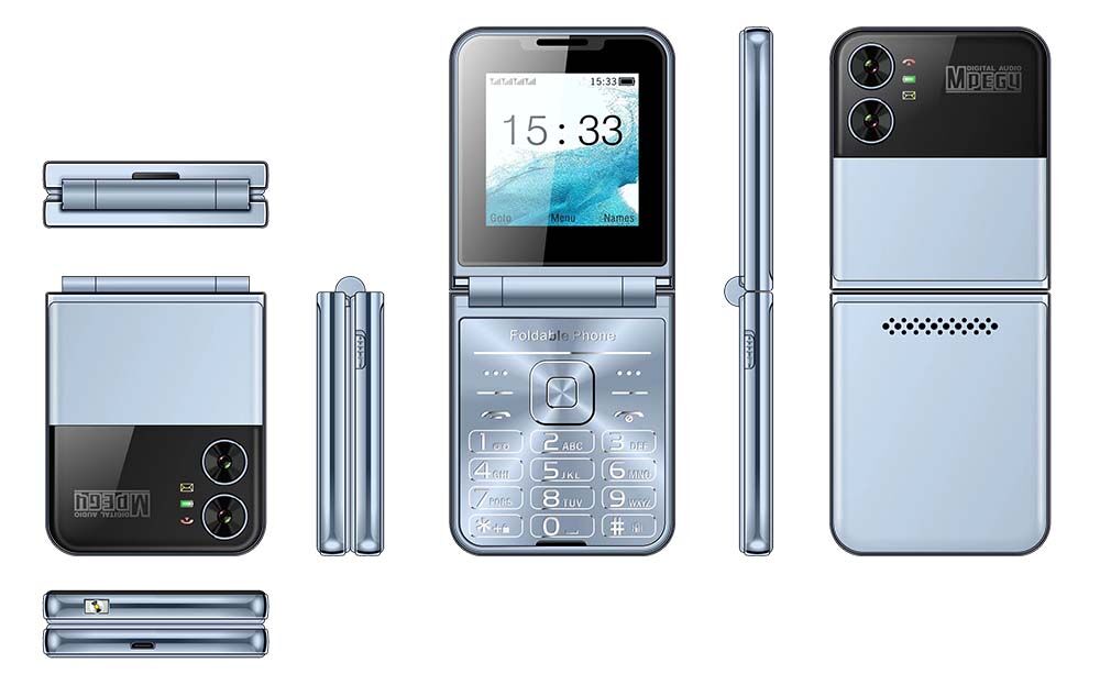 Best Phone Foldable Folding Phone Unlock 2.6inch 2g 4g Cell Phones $13. ...