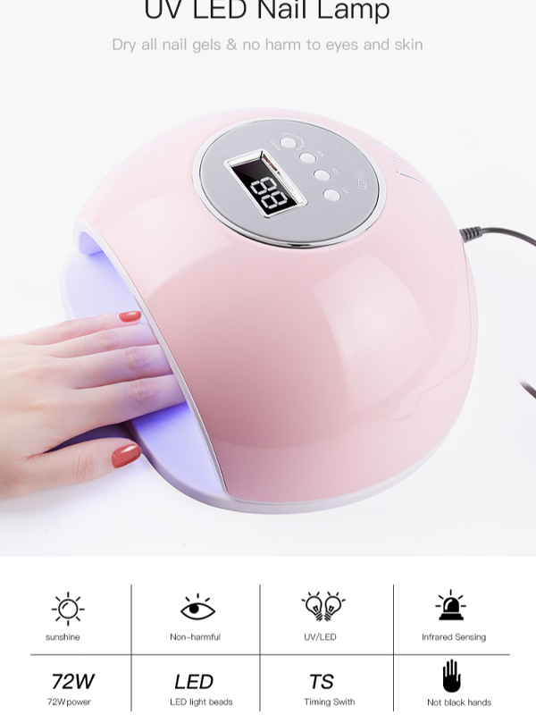 Buy Wholesale China 2023 New Design Professional Nail Uv Led Lamp 72w Nail Lamp For Salon ...