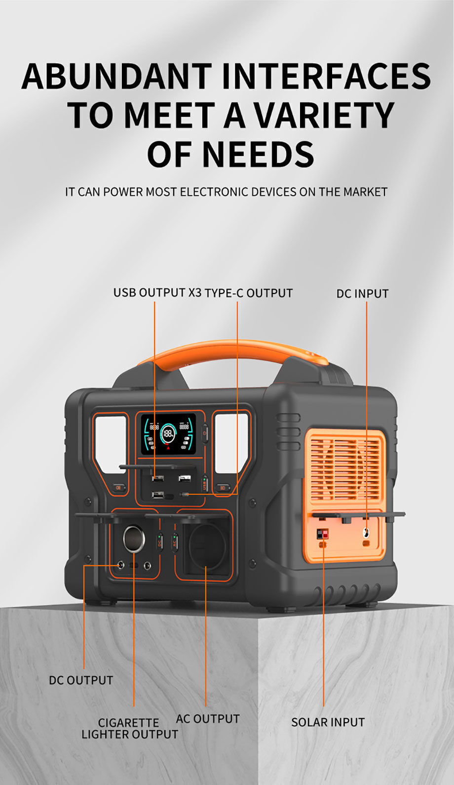Energy Storage Emergency Outdoor Camping Home Backup 300w Solar ...