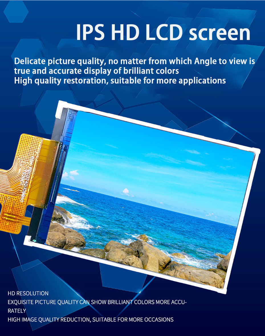 2.4 Inch Screen Tftmcu Capacitive Touch Screen Ips Full Viewing Angle Hd High Brightness Ips ...