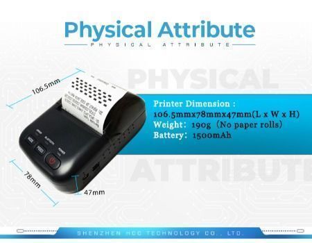 Buy Wholesale China 58mm Handheld Bluetooth Mobile Thermal Receipt ...