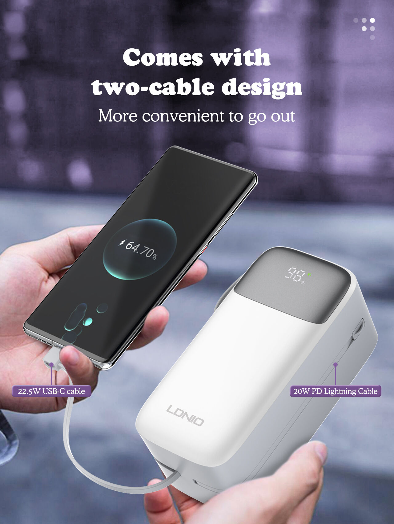 Buy Wholesale China Ldnio Wholesale Emergency Power Bank 50000mah For ...