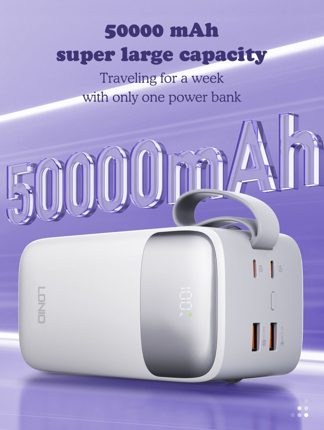 Buy Wholesale China Ldnio Wholesale Emergency Power Bank 50000mah For ...