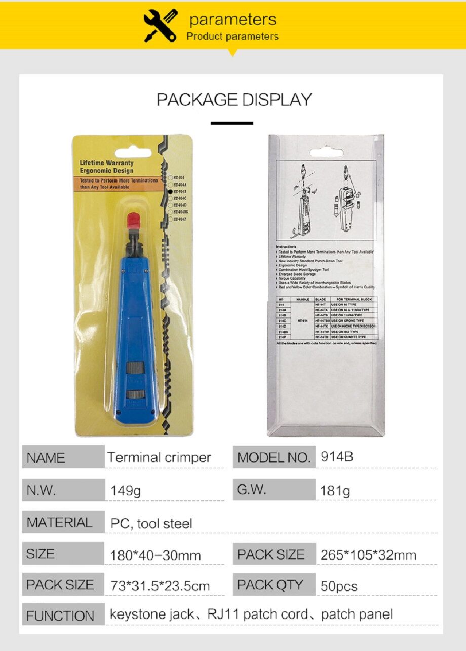 Buy China Wholesale Lsa Crimping Tool Krone Insertion Tool Network ...