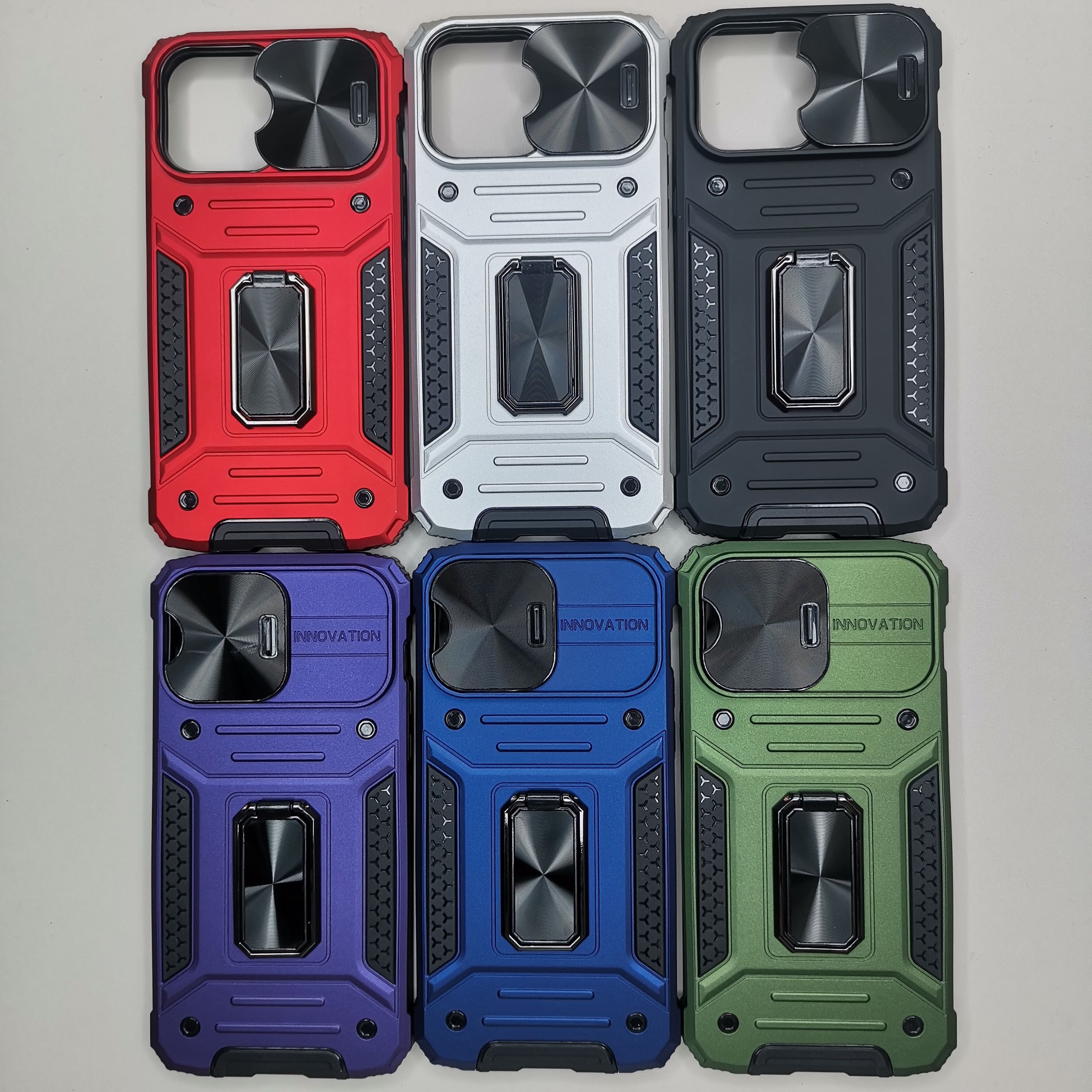 Buy Wholesale China Phone Case With Sliding Camera Cover & Stand Heavy ...