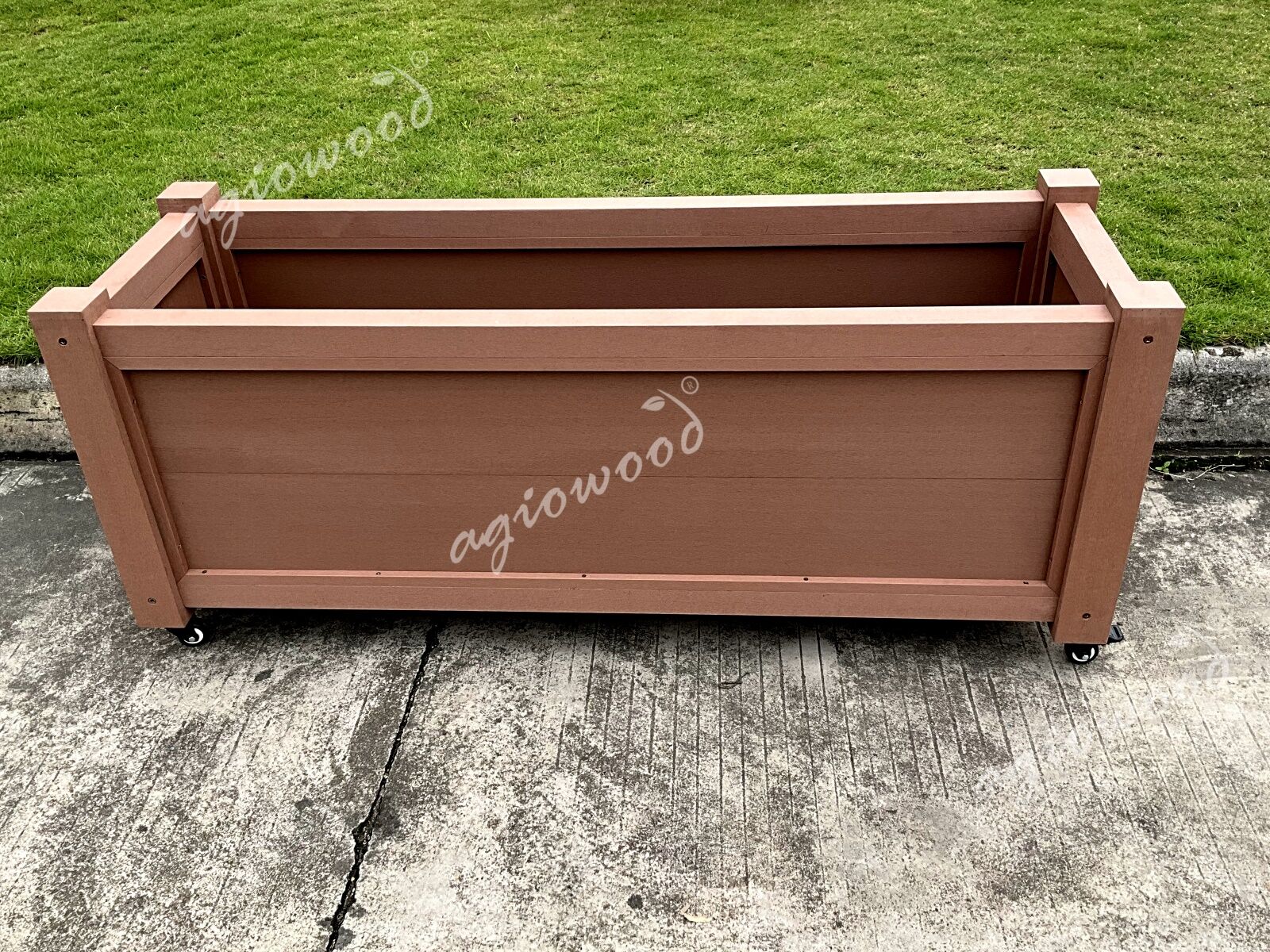 60 Inch Planter (with/without Casters) - Wood + Pp Composite (wpc) $245 ...