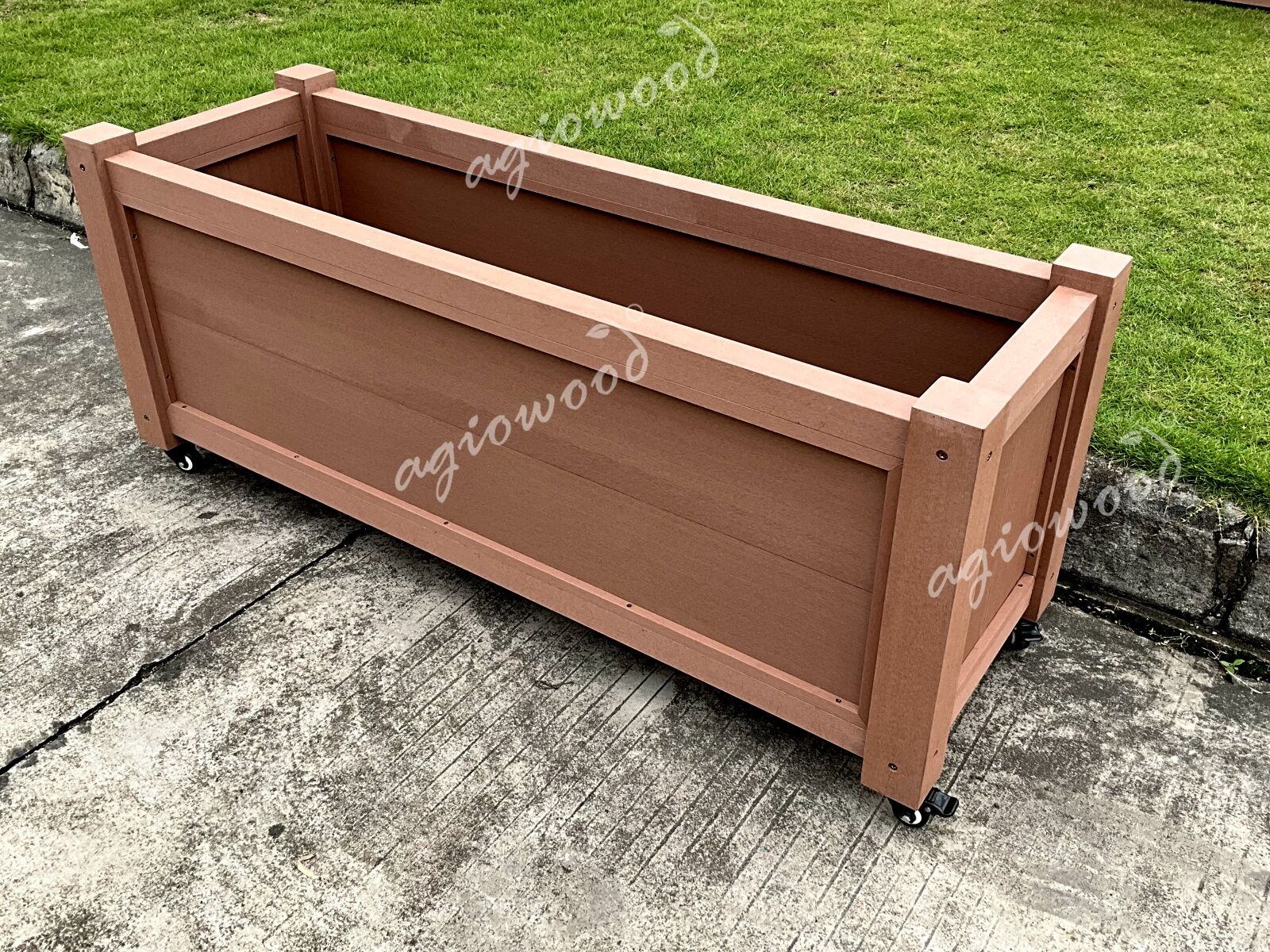 60 Inch Planter (with/without Casters) - Wood + Pp Composite (wpc) $245 ...