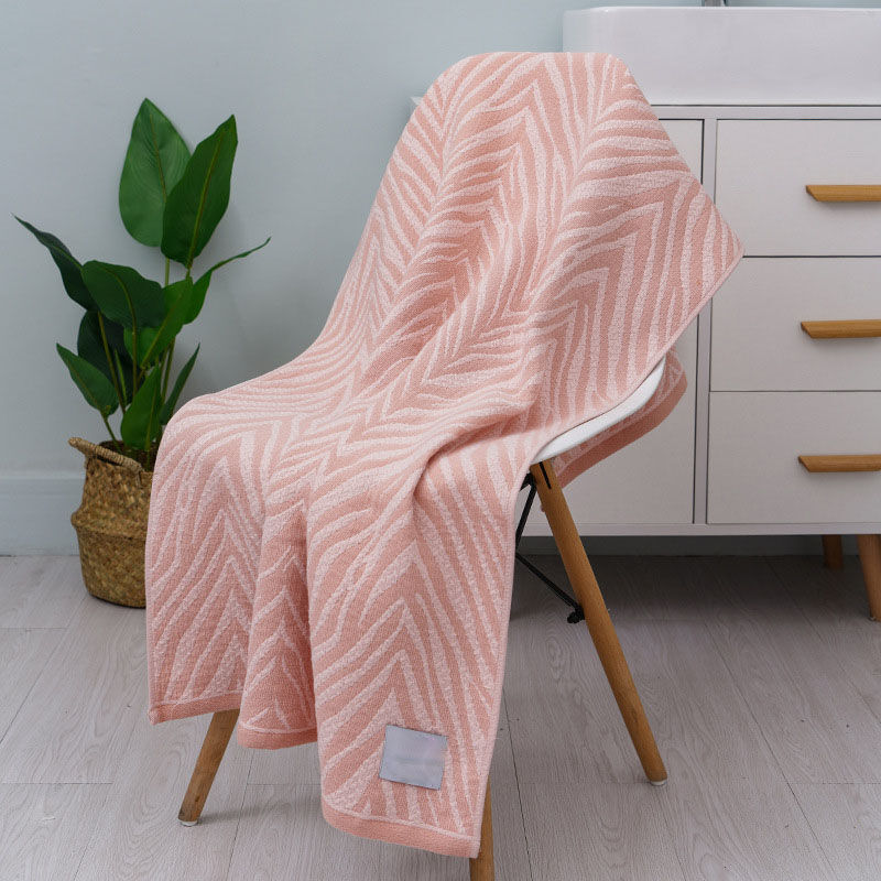 Highly Absorbent 100% Cotton Fabric Jacquard Bath Towel - Expore China ...