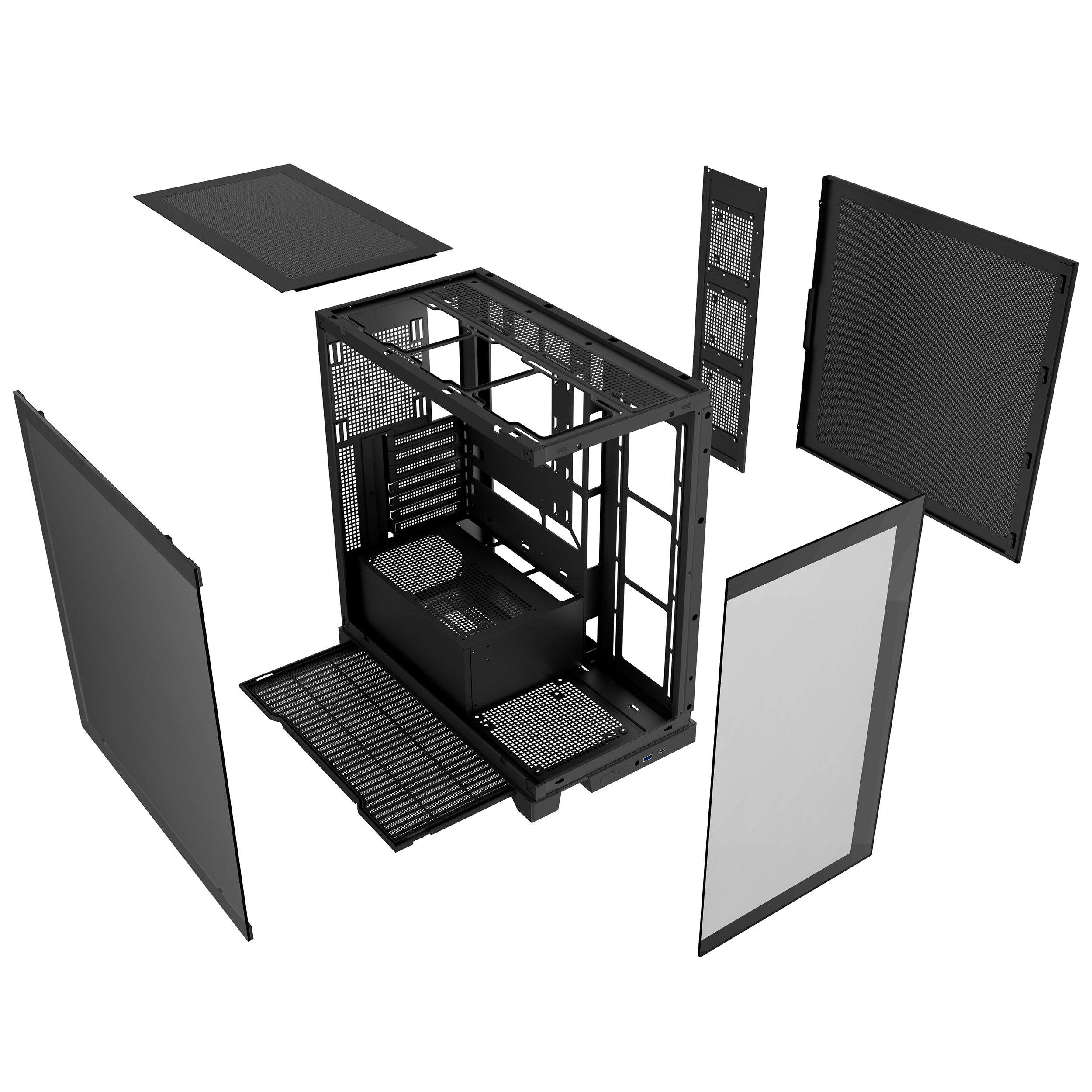 Buy Wholesale China Factory Wholesale Gaming Pc Case Full Glass Panel 0 ...