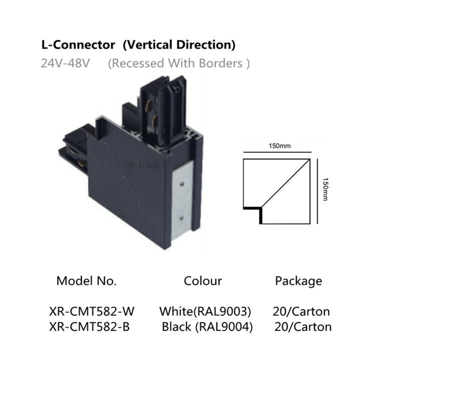 4 Wires Magnetic Lighting Track System 24v-48v Recessed Led Track ...