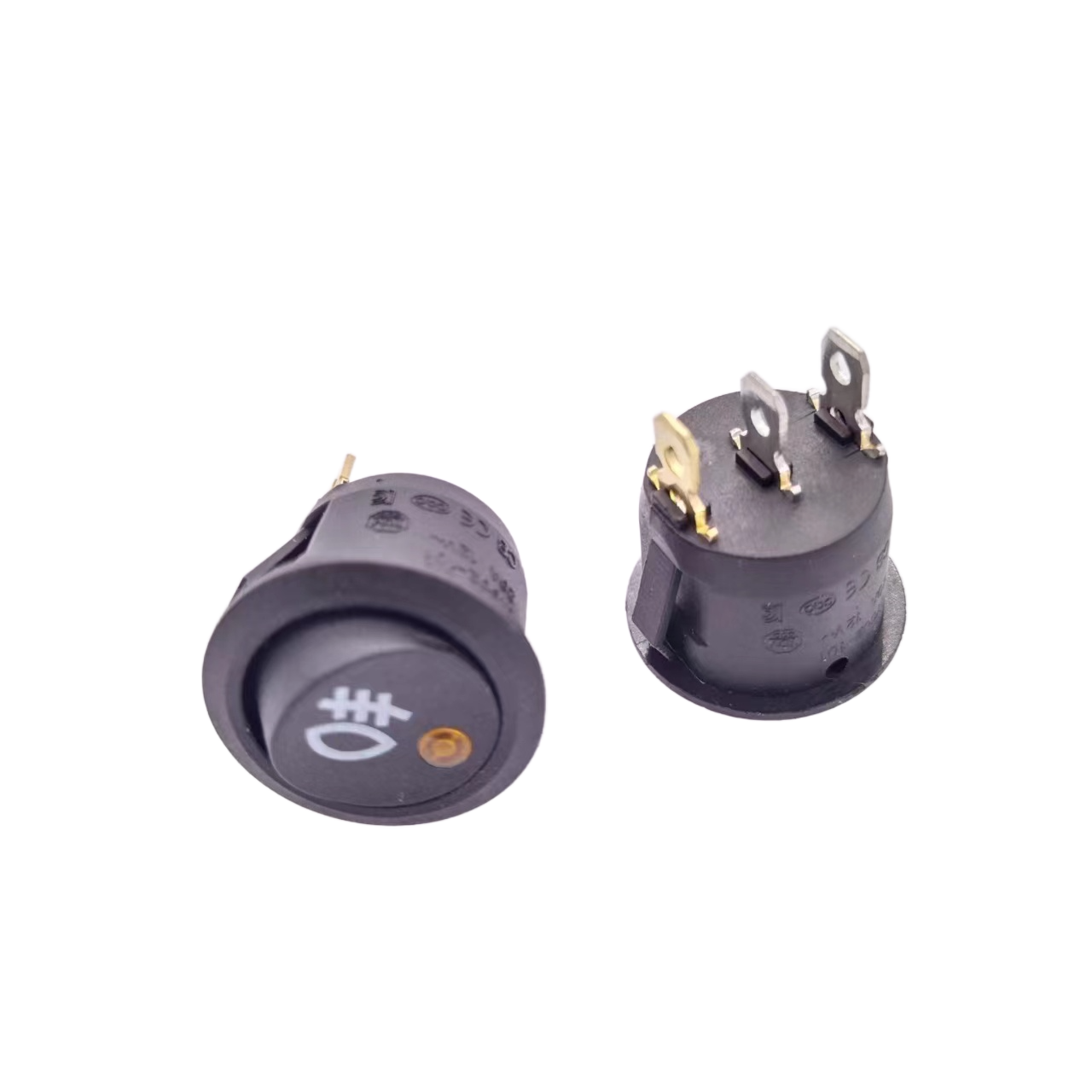 Buy Wholesale China 6a 250v 3 Pin Round Dia 20mm Mounting Hole On-off ...