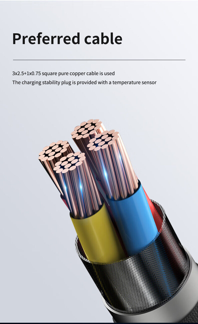 European Standard Type 2 New Energy Portable Ac Charging Gun 3.5kw ...