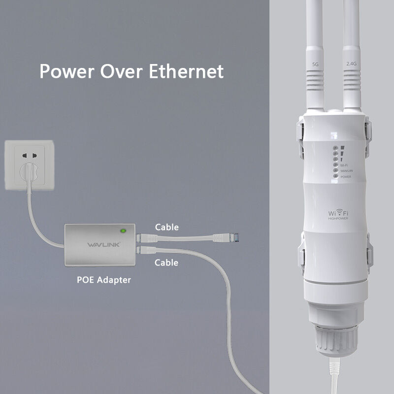 Titik Akses Outdoor Wifi 5 Ac600 Daya Tinggi, Router Poe Nirkabel Tahan ...