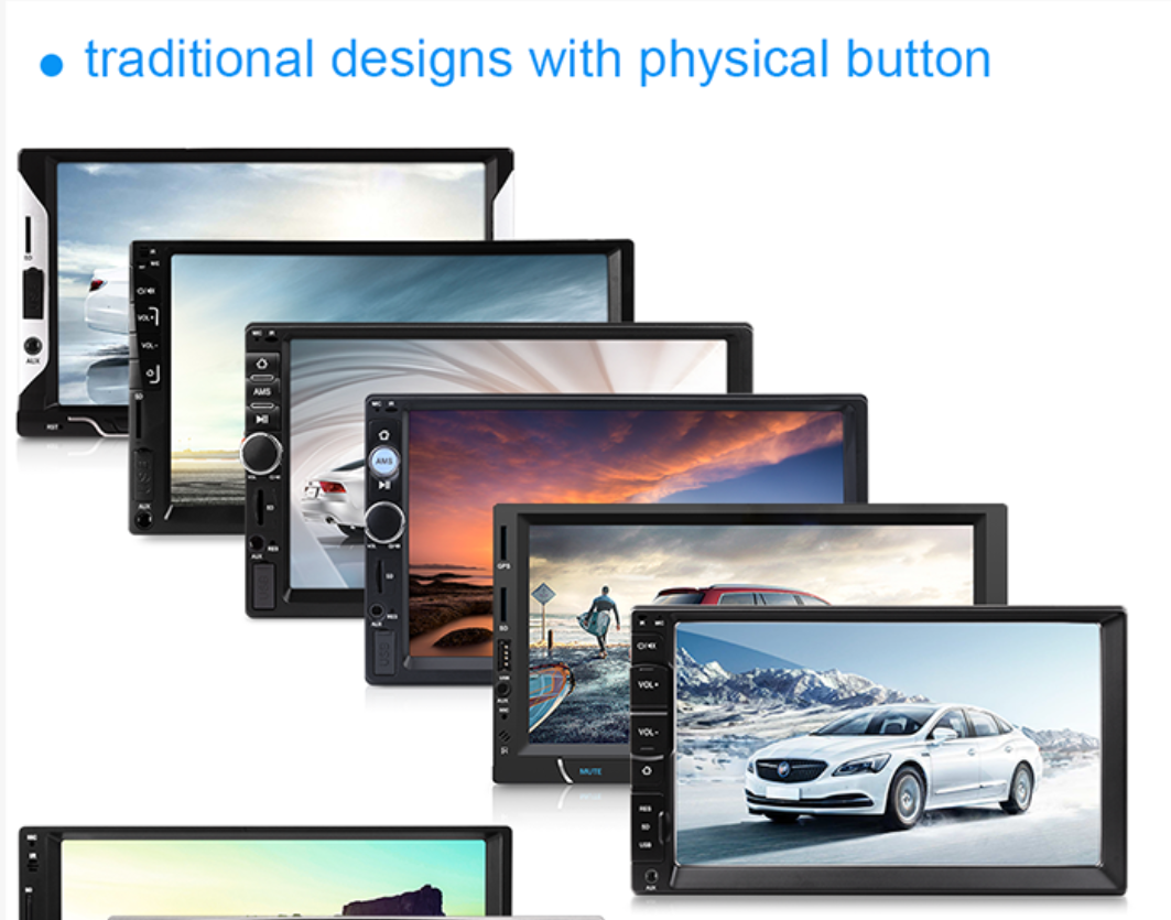 Iatf16949 Certified Manufacturer Oem Supplier For Car Entertainment 7inch Car Android Player