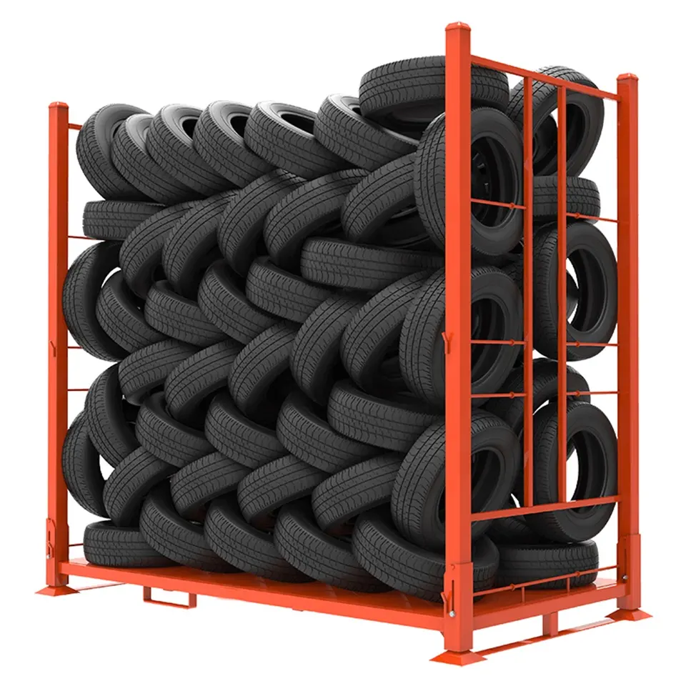 Stacking Truck Tire Portable Logistic Metal Folding Adjustable ...