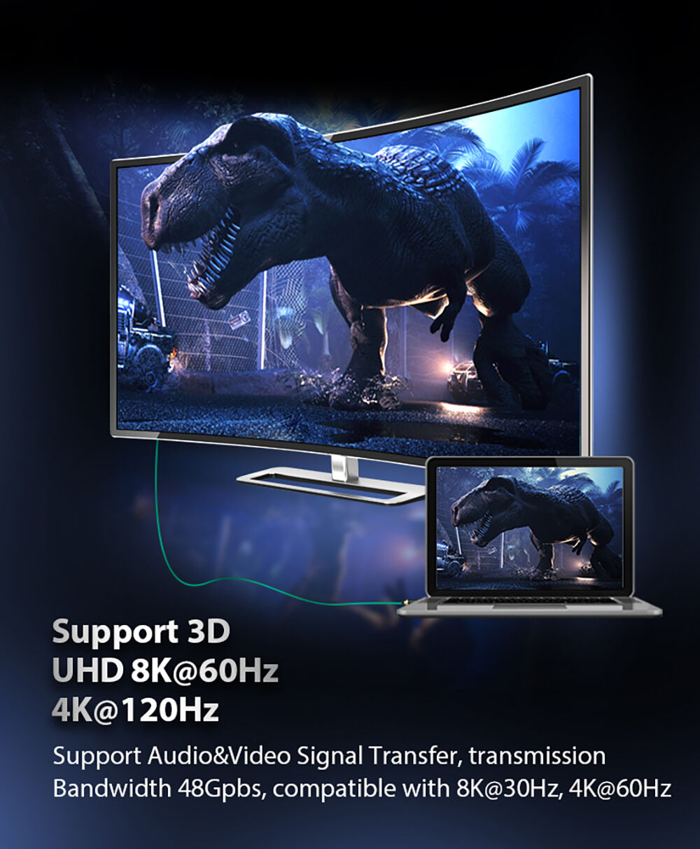 Buy Wholesale China High Speed 48gbps Male To Male Hdmi 8k Cable Armoud ...