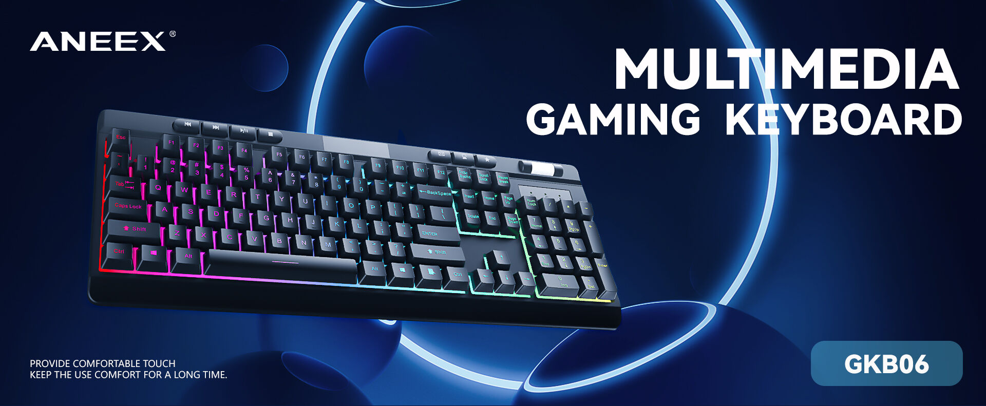 Buy Wholesale China Rgb Backlit Gaming Keyboard With Multimedia And ...