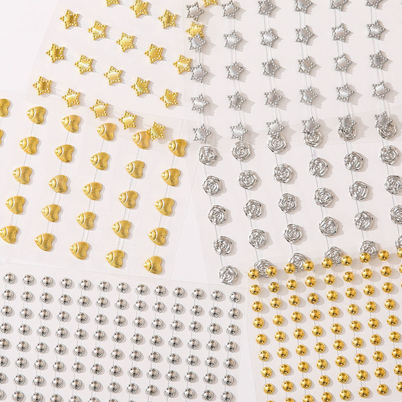 New Design Color Diamond Waterproof Diy 3d Acrylic Label Sticker ...
