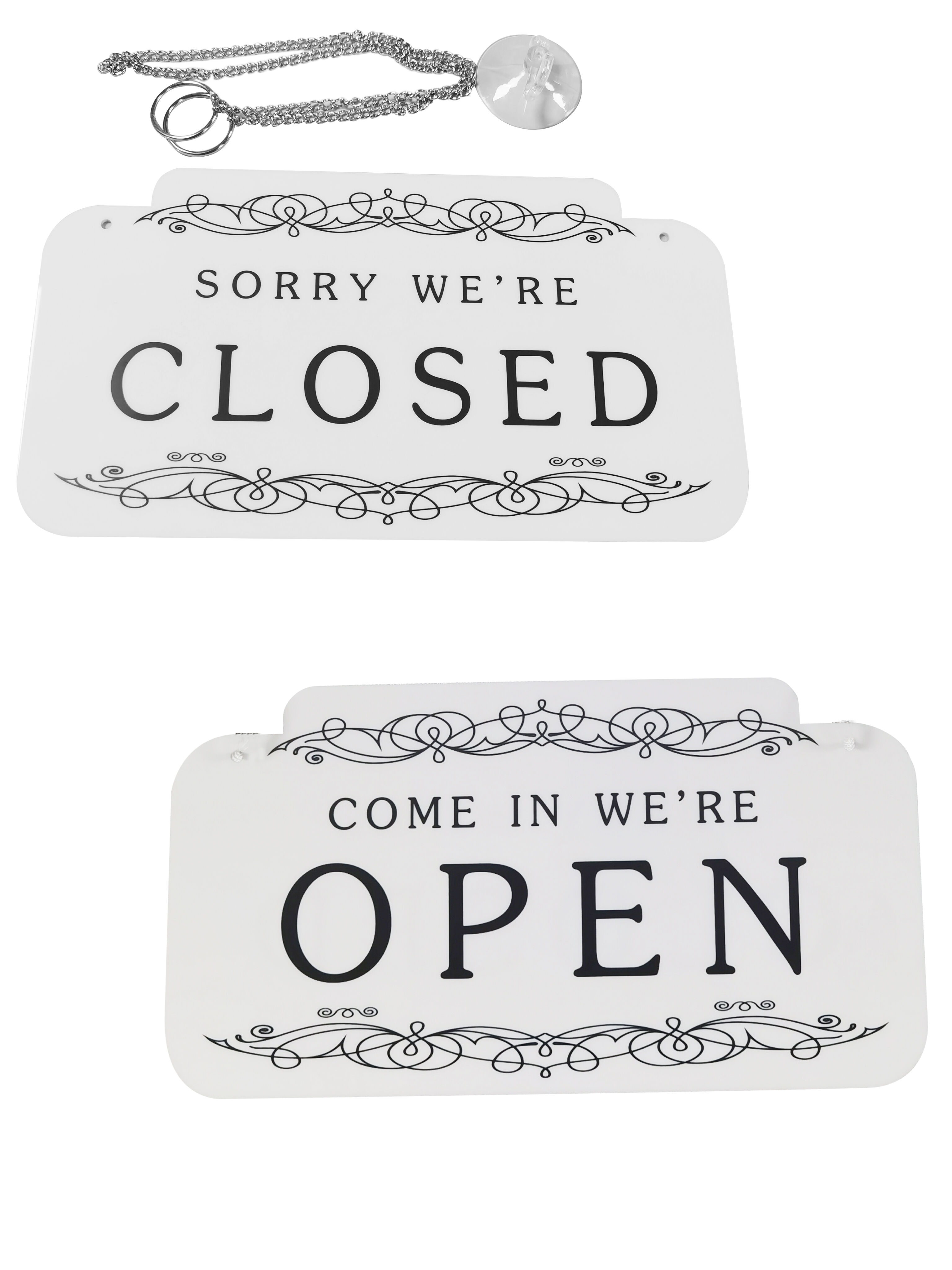 Buy Wholesale China Open And Closed Business Sign, Double Sided ...