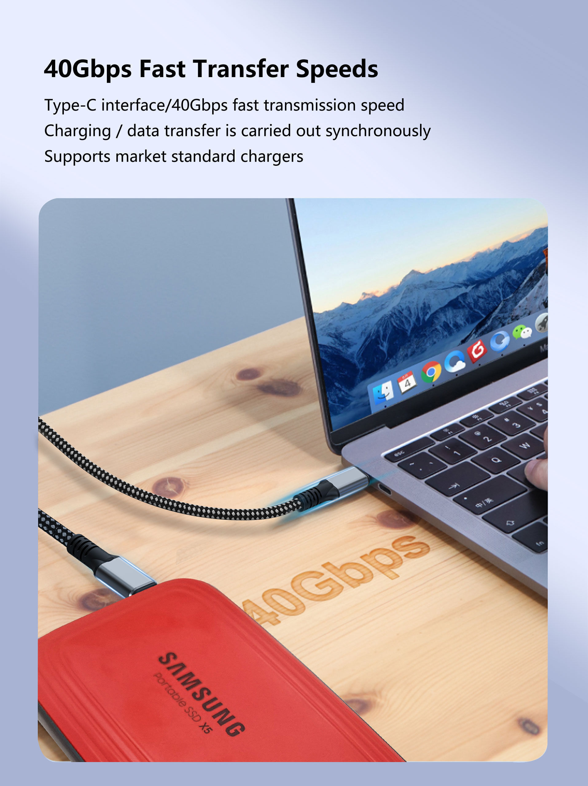 Buy Wholesale China Occ Cable usb 4.0 40gbps Fast Charger Usb C ...