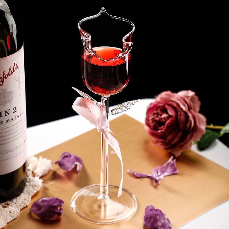 Bulk Buy China Wholesale Creative Customize Rose Shaped Champagne Glass ...