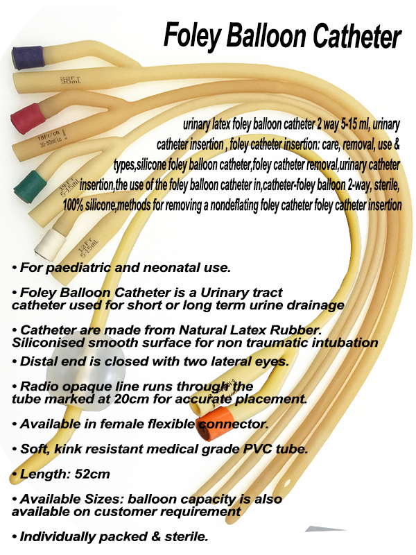 Buy Wholesale China Disposable Medical Latex Catheter Foley 2 Way ...