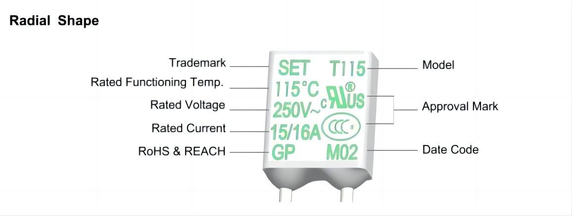 Set Square Thermal Temperature Cutoff Fuse - Expore China Wholesale ...