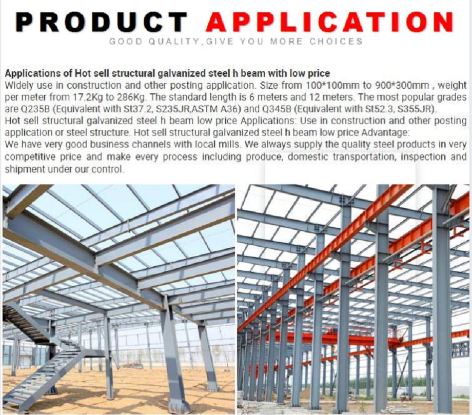 Buy Wholesale China H-beams Beam Beam Structural Beam Steel H-beams ...