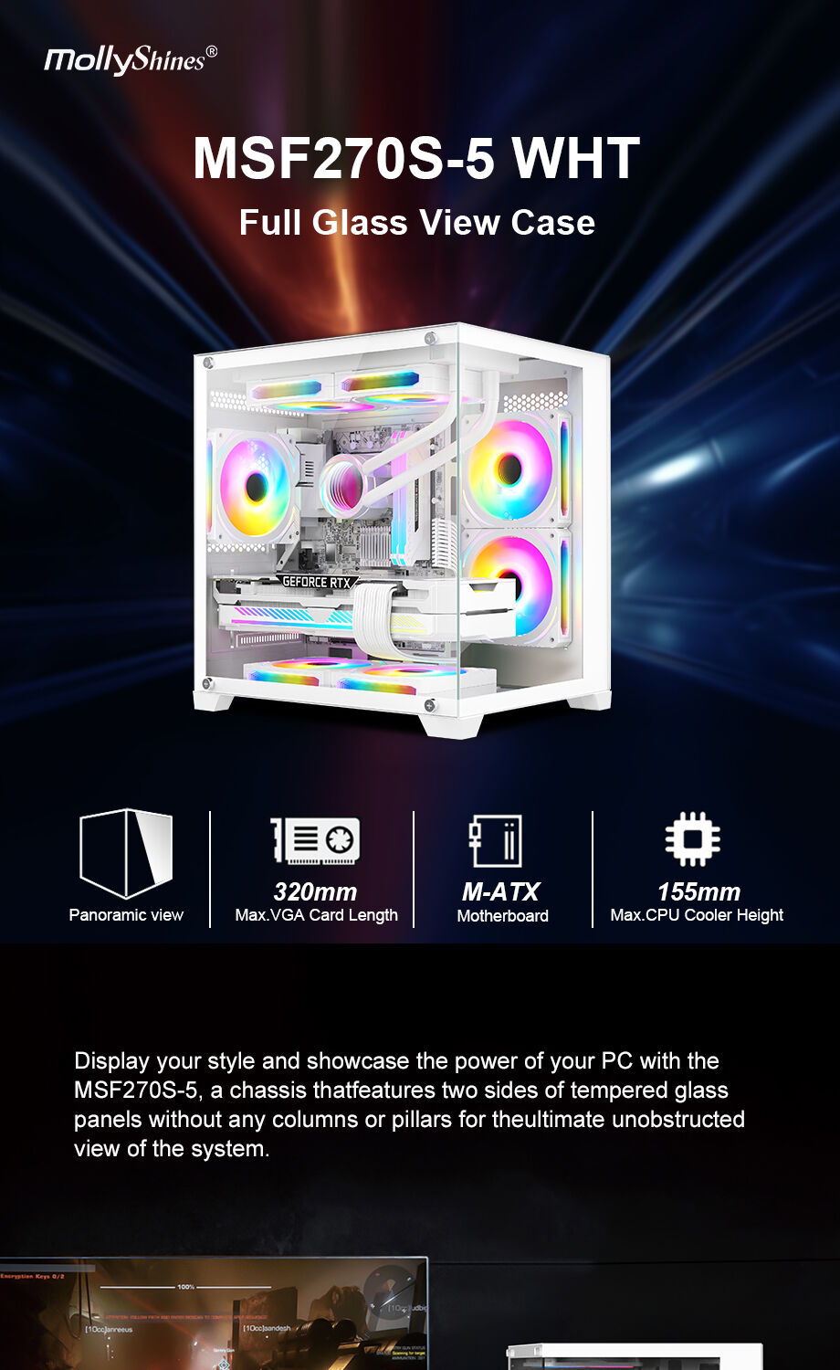 Buy Wholesale China New Design 2023 Mini Itx Gaming Pc Case Tempered ...
