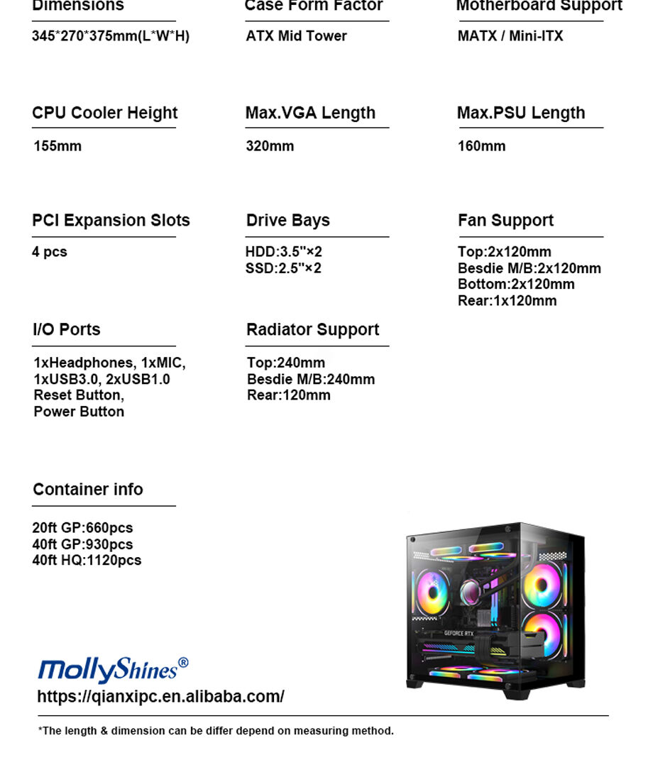 Buy Wholesale China Customization New Design Pc Case Micro Atx Computer ...