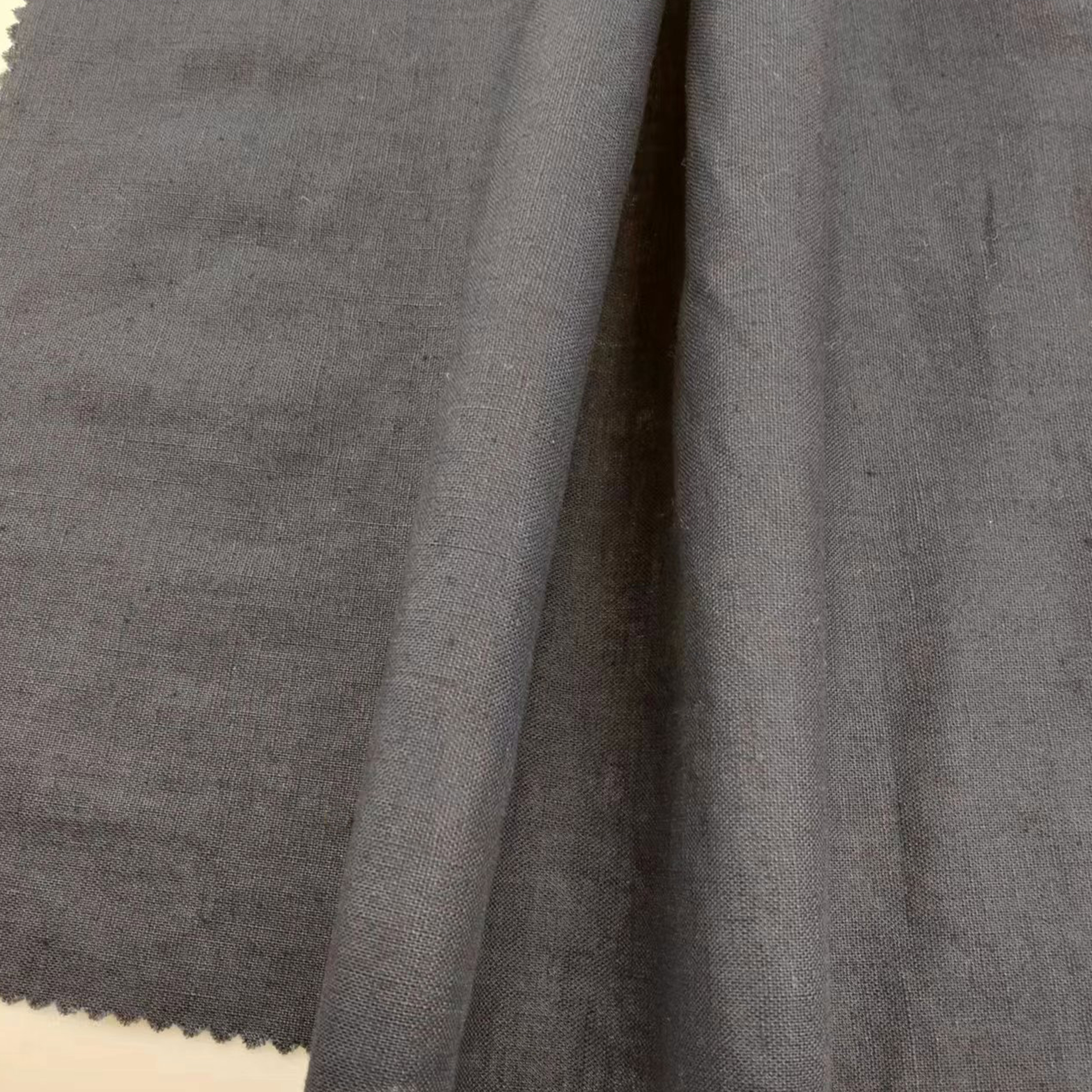 Buy Wholesale China Delicacy Magnificent Linen Cotton Solid Fabric For ...
