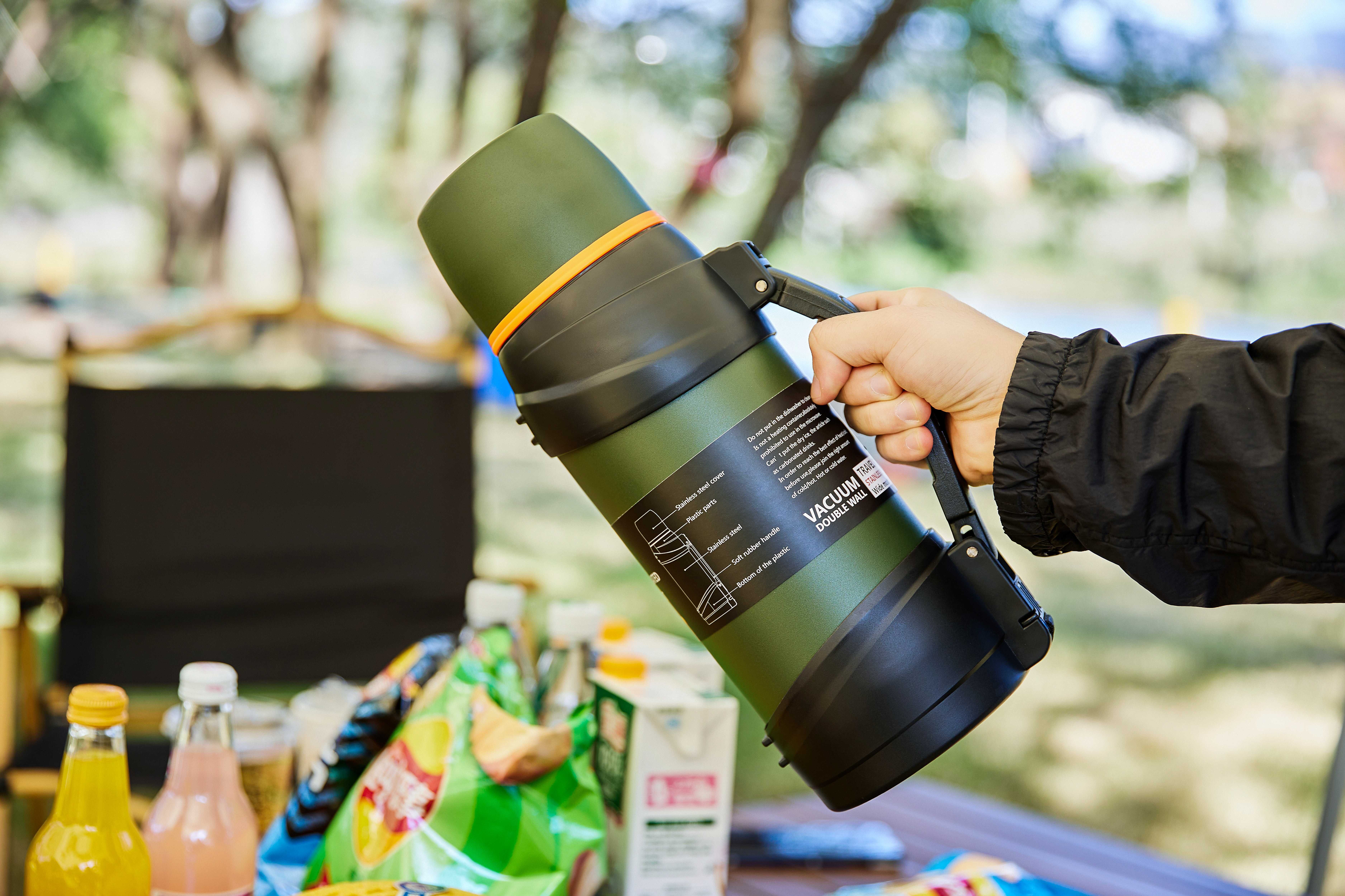 Camping Sport Kettle Large Capacity Thermos Bottle 1.3l 1.6l 2l 2.5l ...