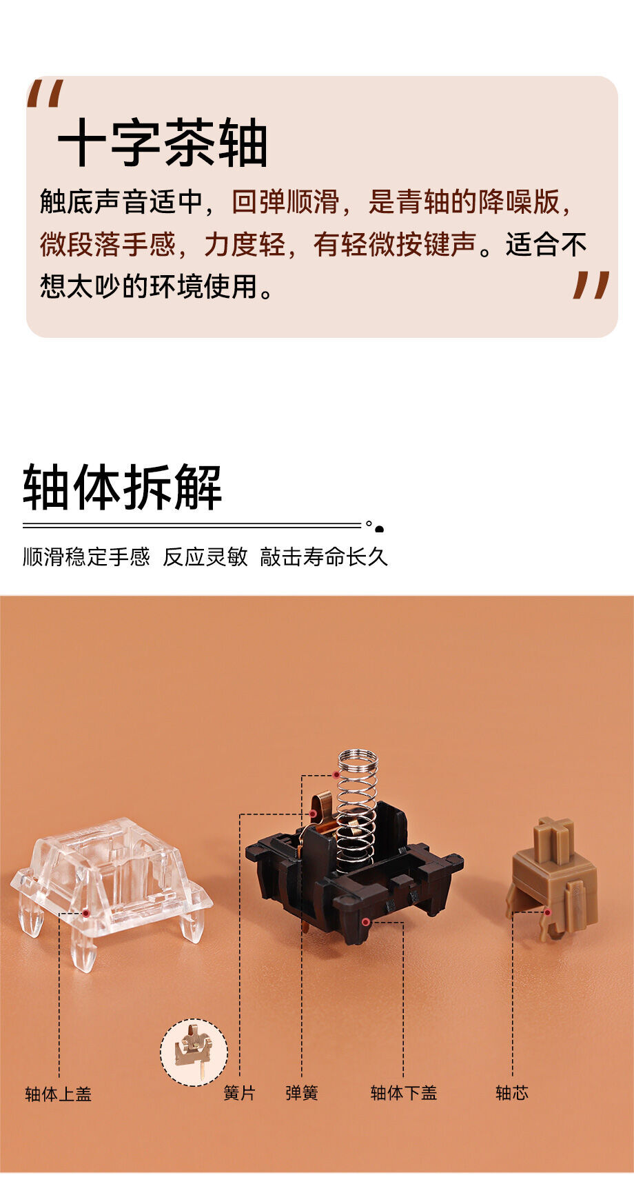 Bsun Keyboard Switches, Tea Stem, Cherry Stem, Tactile Switch Tea ...