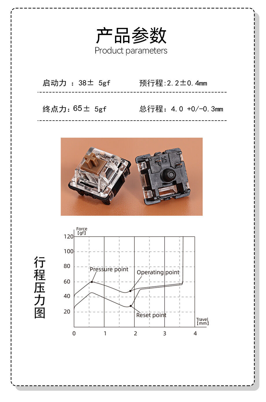 Bsun Keyboard Switches, Tea Stem, Cherry Stem, Tactile Switch Tea ...