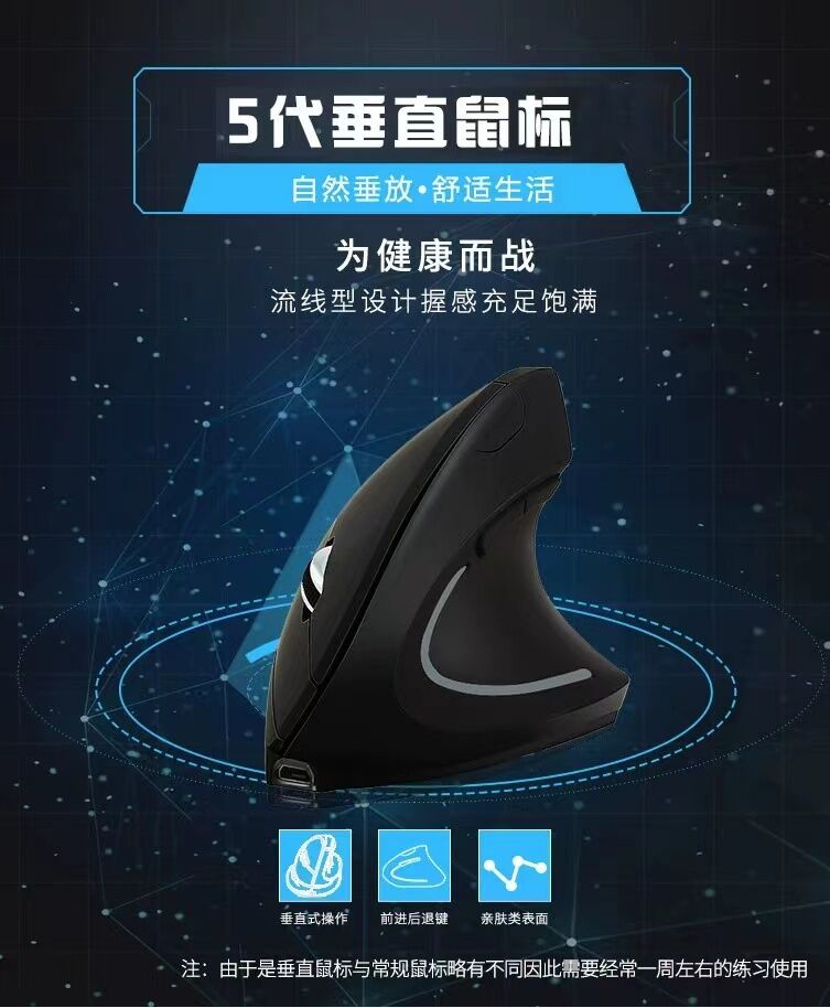 Buy Wholesale China Led Wireless Dry Battery Mouse Streamlined Design ...