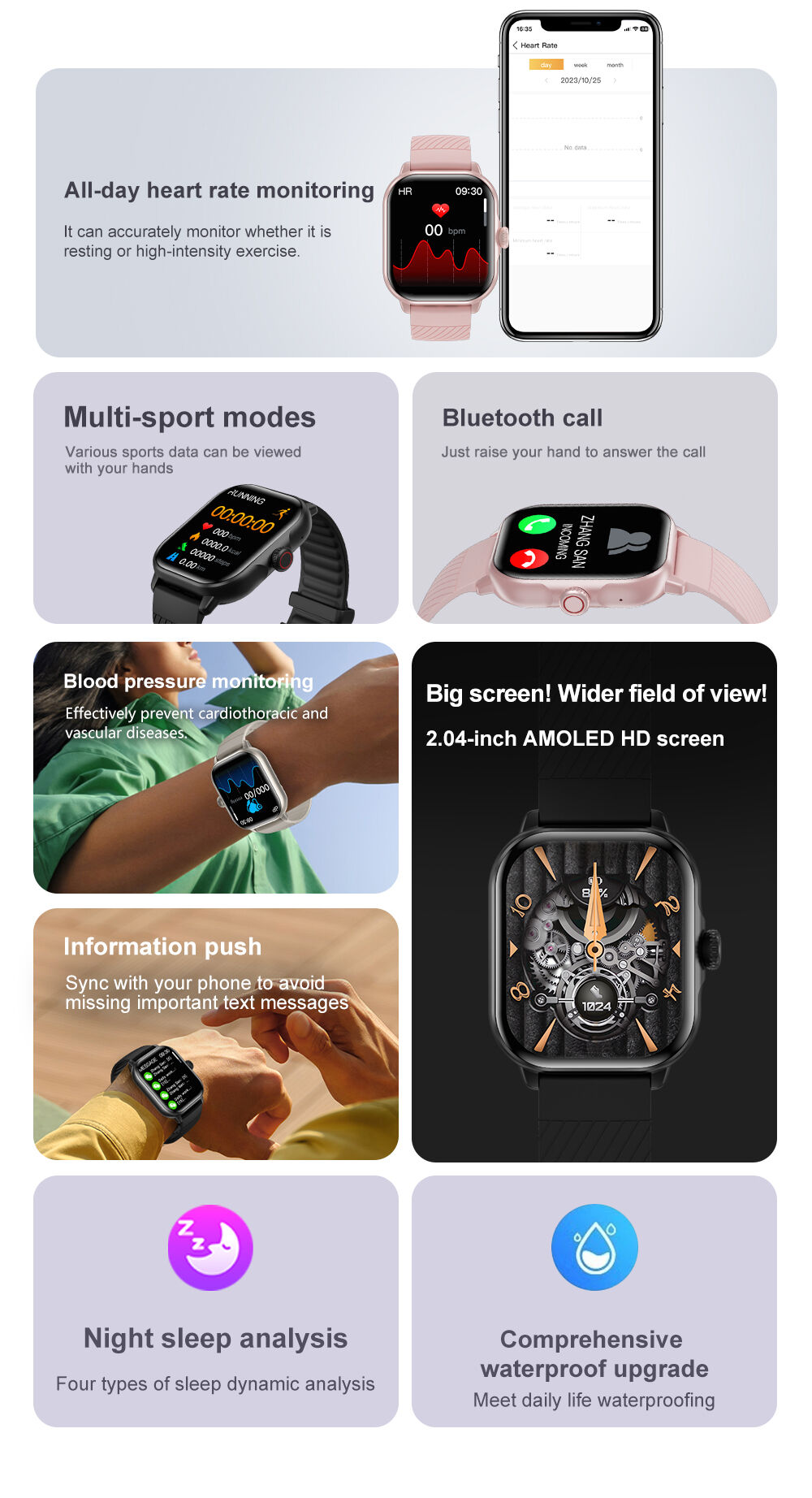 Buy Wholesale China Fast Delivery Gps Trackers Njh10 Smartwatch Nfc Bt5 ...