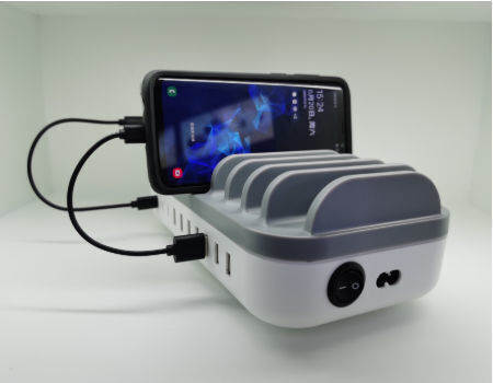 Mobile Universal Charger Docking Station 10 Port Multi Device Portable ...