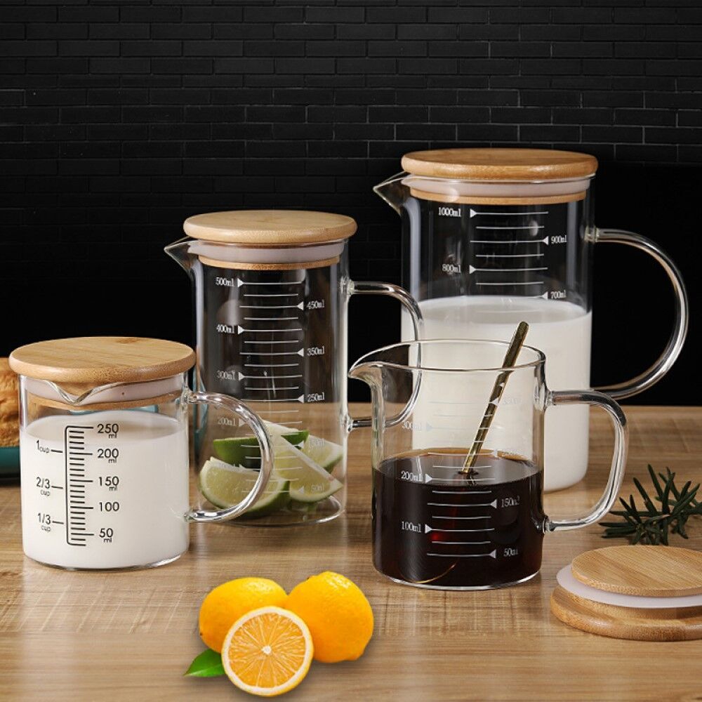 Buy Wholesale China Measuring Cup Wholesale Milk Juice Glass Clear ...