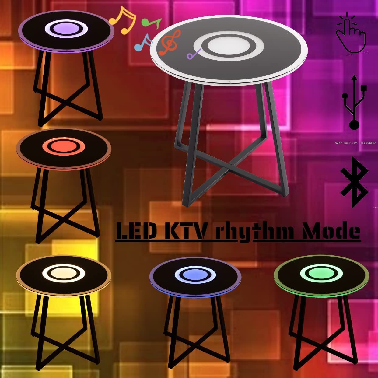 Buy Wholesale China Wholesale Touch Screen Led Rgb Light Bar Table ...