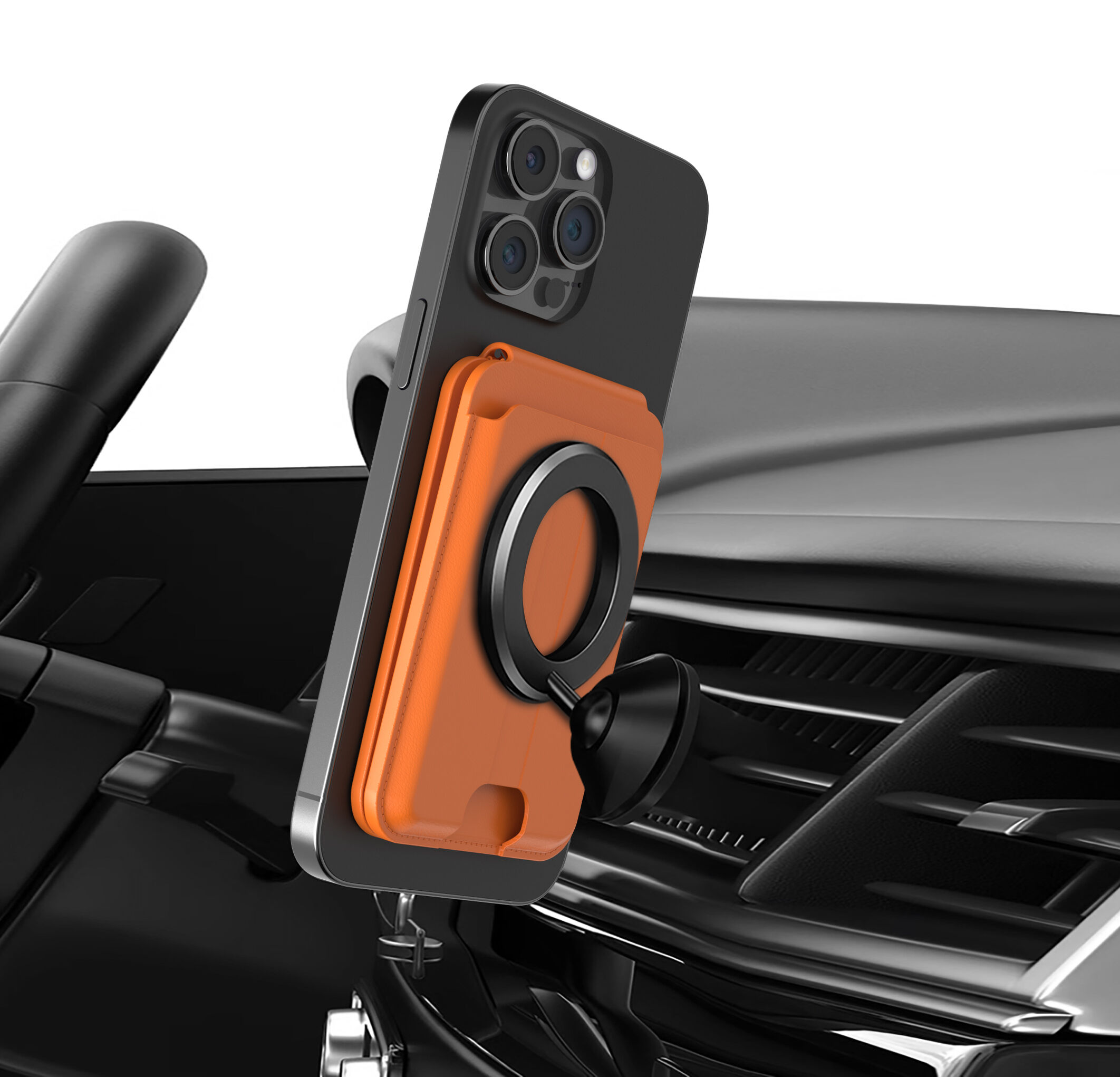 Patent Design Versa -mag-wallet Stand&grip Magnetic Card Holder Smart ...