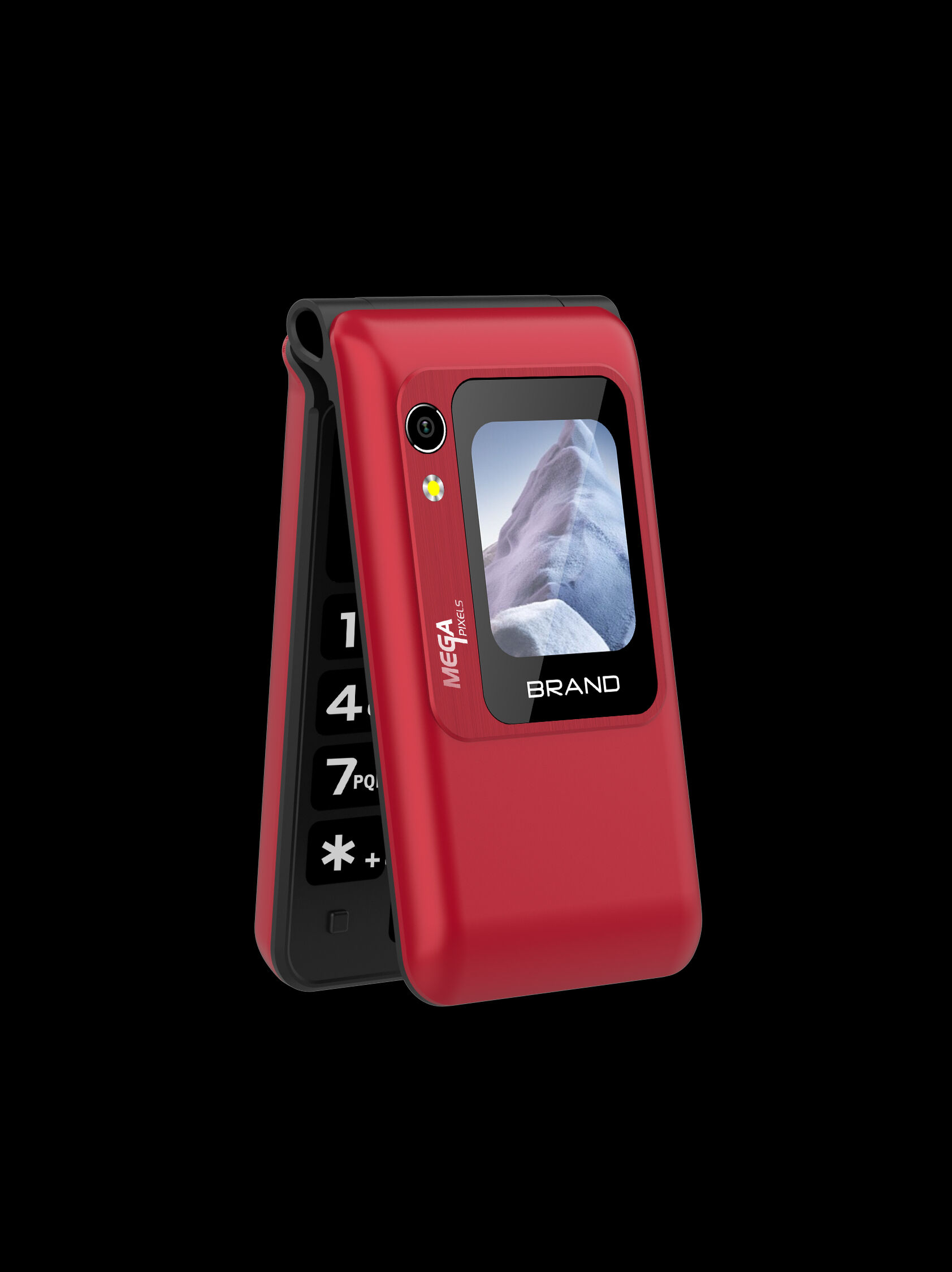 2g Flip Keypad Phone Gsm Sos Button Non-android System Spreadtrum T107 ...