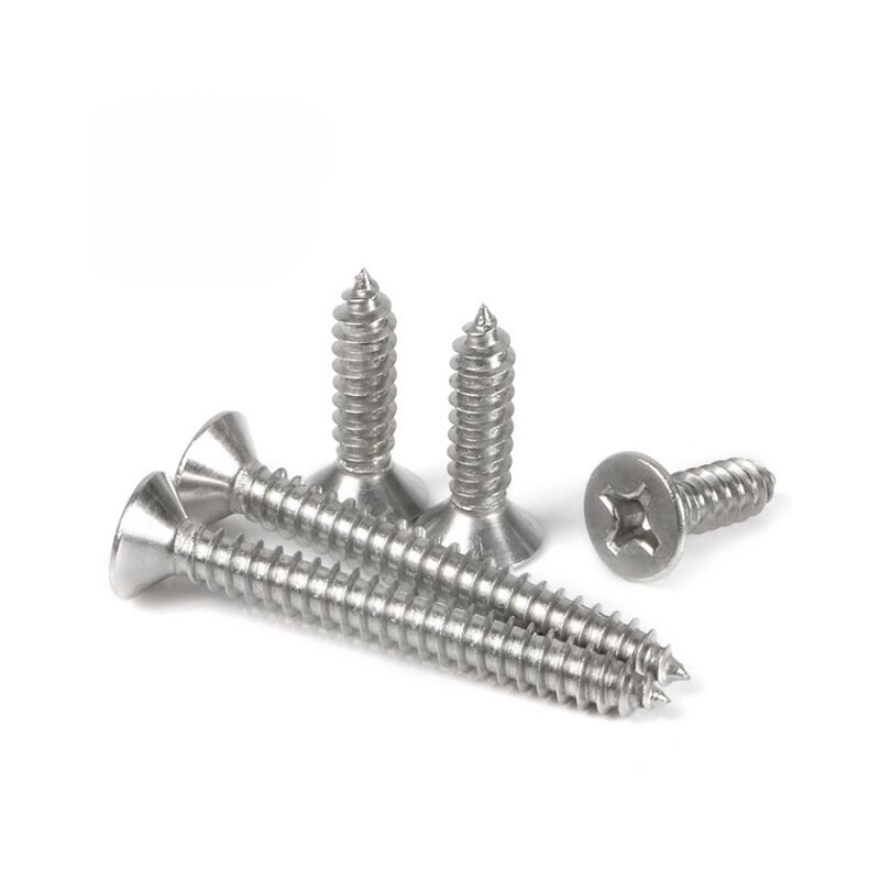 Buy Wholesale China 304 Stainless Steel Flat Head Self-tapping Screw Cross Recessed Countersunk ...