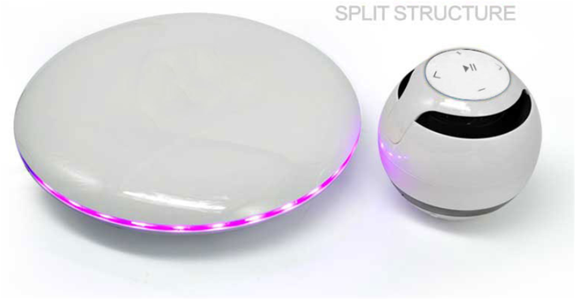 Rgb Night Light New Design 360 Degree Rotation Levitating Speaker With ...